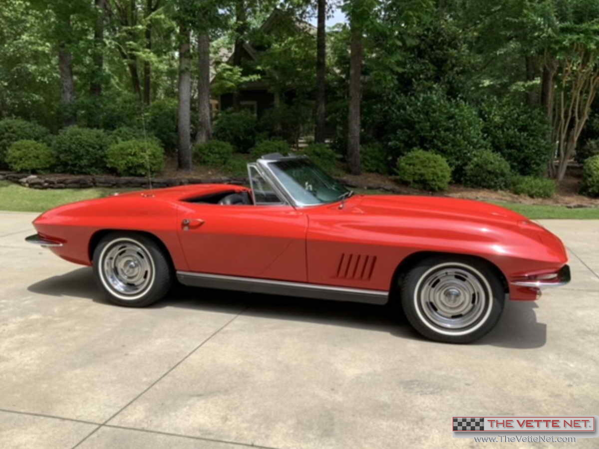 TheVetteNet.com - 1967 Corvette Convertible Rally Red