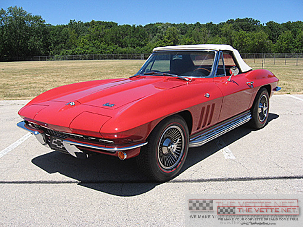 TheVetteNet.com - 1966 Corvette Convertible Rally Red