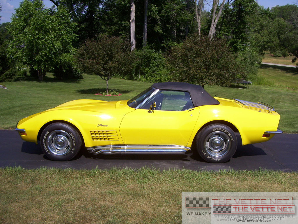 TheVetteNet.com - 1972 Corvette Convertible Yellow